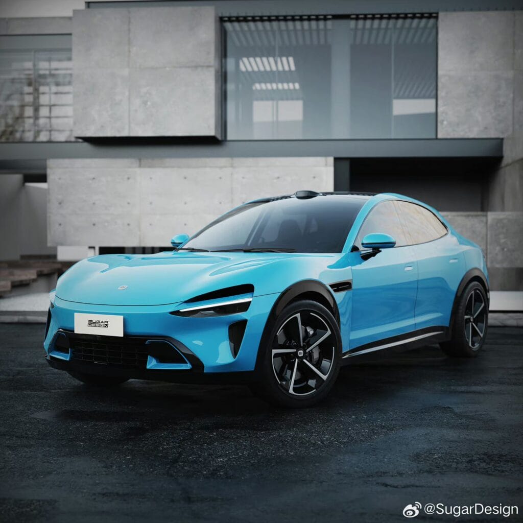 Designers made detailled renderings of the new Xiaomi SU7 SUV - XiaomiTime