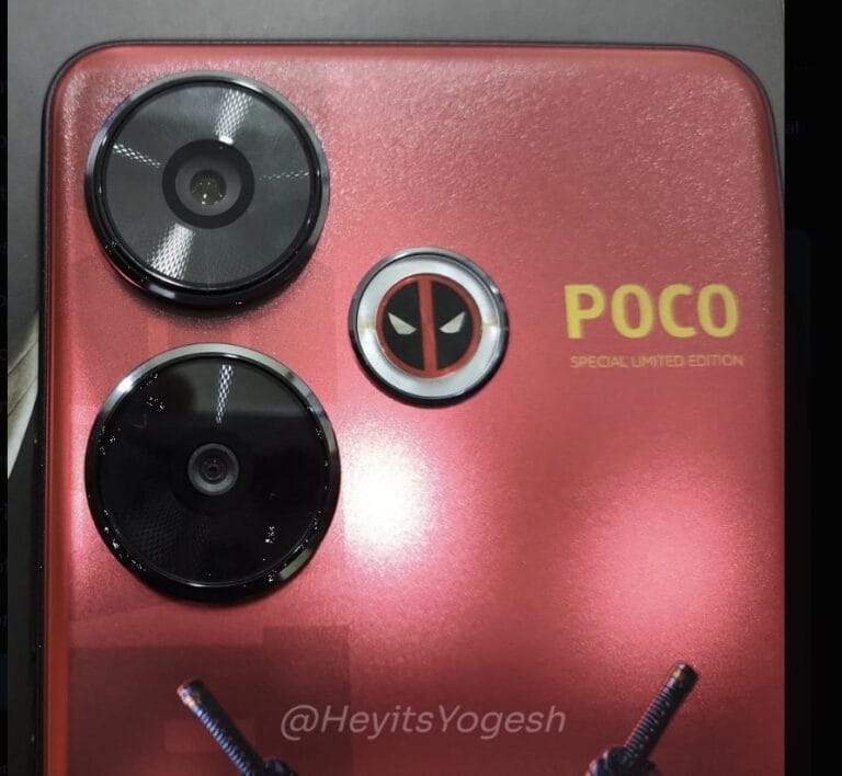 POCO F6 Deadpool Edition real life images leaked - XiaomiTime