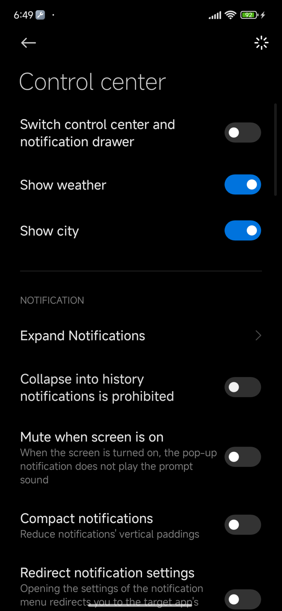 How to add weather in Control Center on HyperOS like MIUI 9 - XiaomiTime