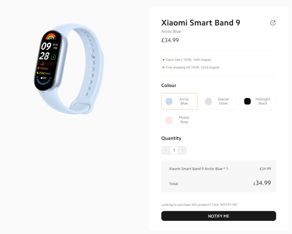 Xiaomi Smart Band 9 finally launches globally - XiaomiTime