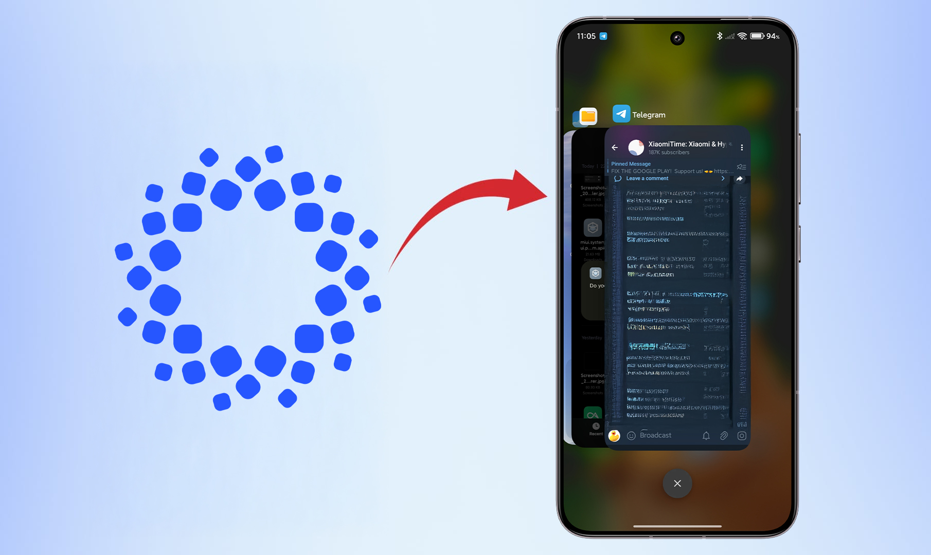 Install iOS style recent apps on Xiaomi HyperOS 1 and 2 - XiaomiTime