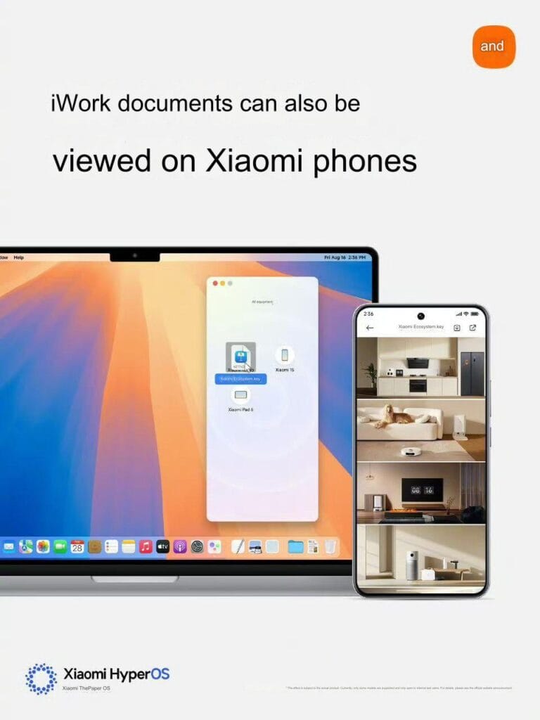 Xiaomi HyperConnect brings cross-ecosystem compatibility with Apple Devices - XiaomiTime