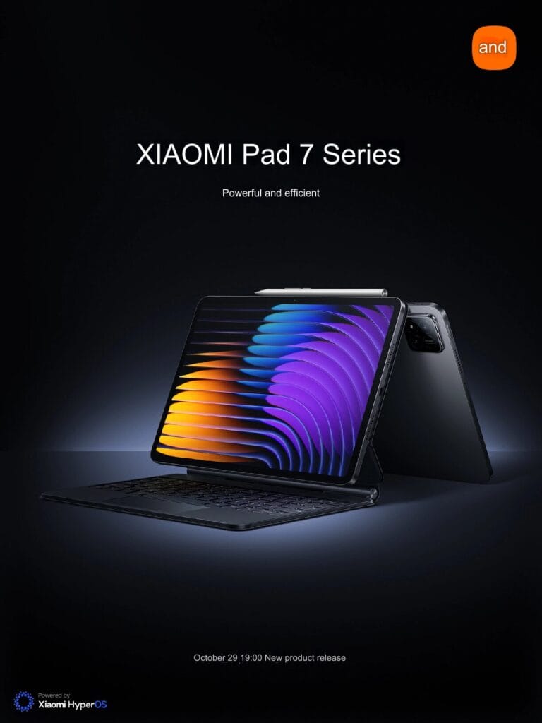 Debut of the Xiaomi Pad 7 series on Oct. 29 with the 3.2K Display and ...