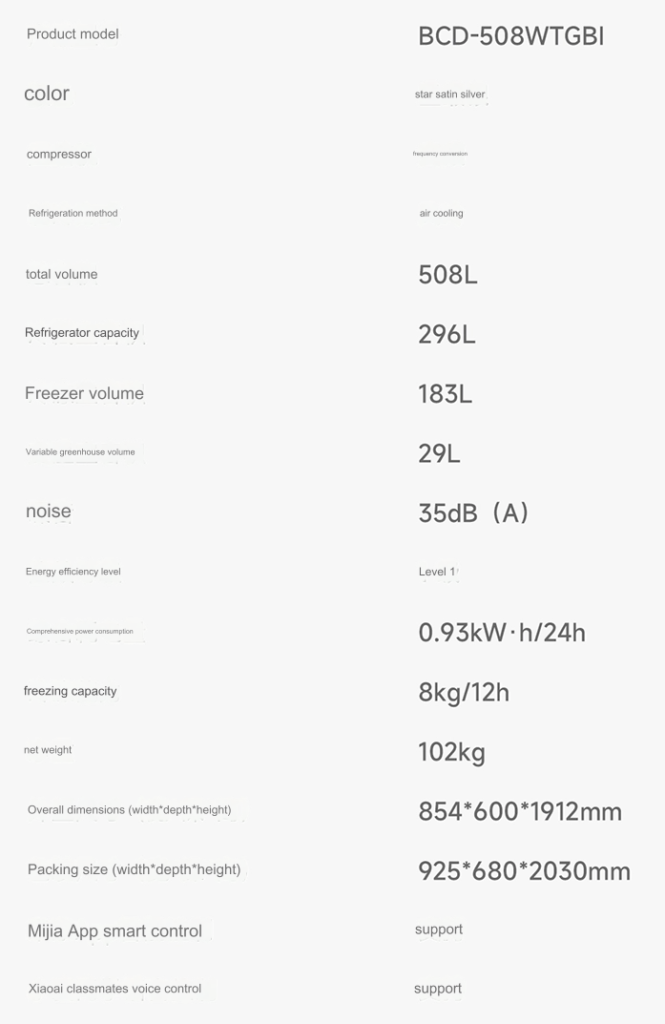 Xiaomi Mijia Fresh Storage Pro Cross Refrigerator 508L launched - XiaomiTime