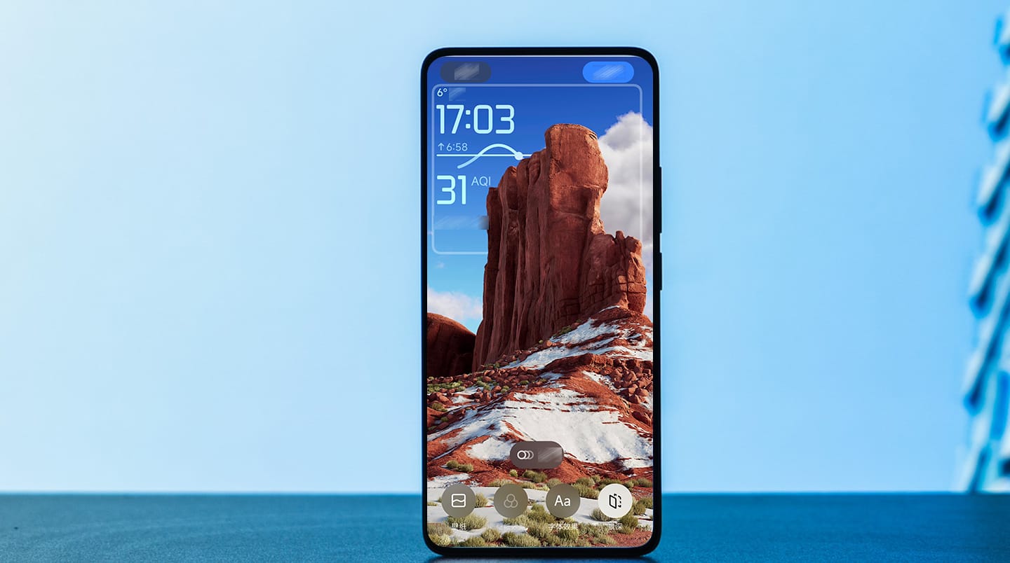 HyperOS 2.1 beta introduces "Classic Scenery" lock screen template ...