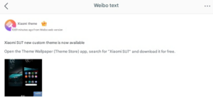 Xiaomi SU7 HyperOS Theme now available for free officially - XiaomiTime