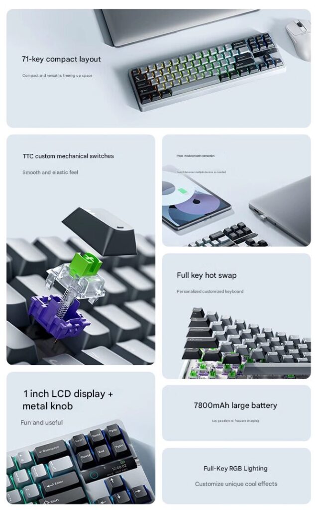 Xiaomi MK71 Pro mechanical keyboard now on sale - XiaomiTime