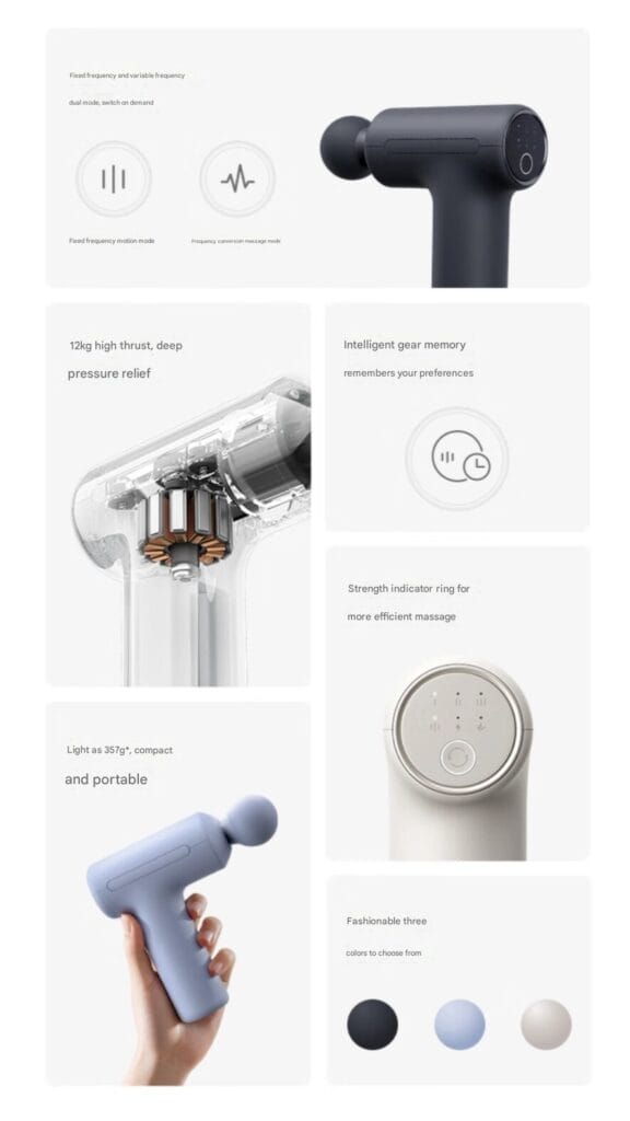 Xiaomi Mijia Fascia Gun 3 Mini Edition released - XiaomiTime