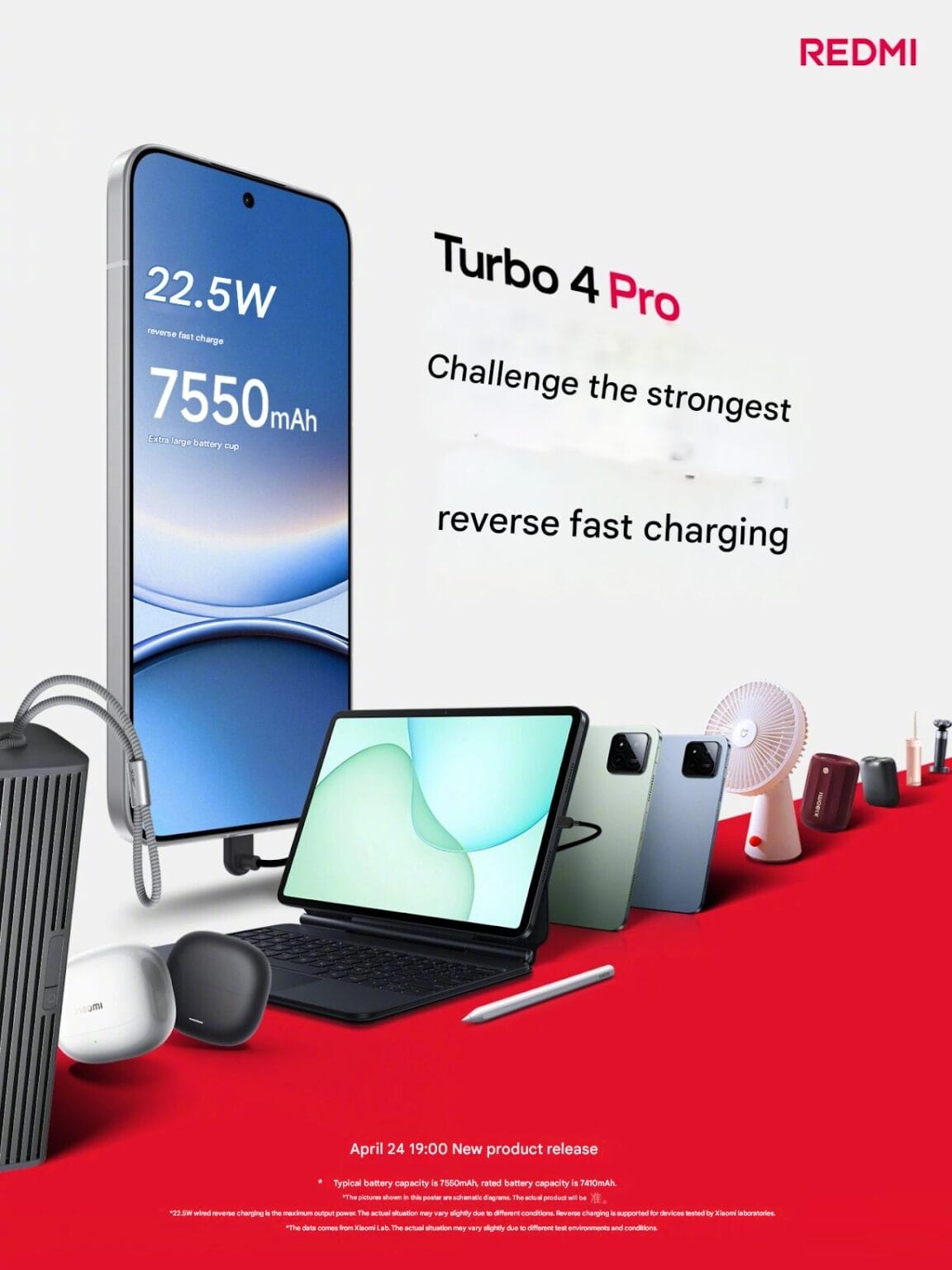 REDMI Turbo 4 Pro will support 22.5W reverse charging - XiaomiTime